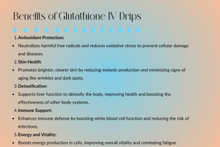 Explore the Benefits of Glutathione IV Drip | Uplift IV Wellness